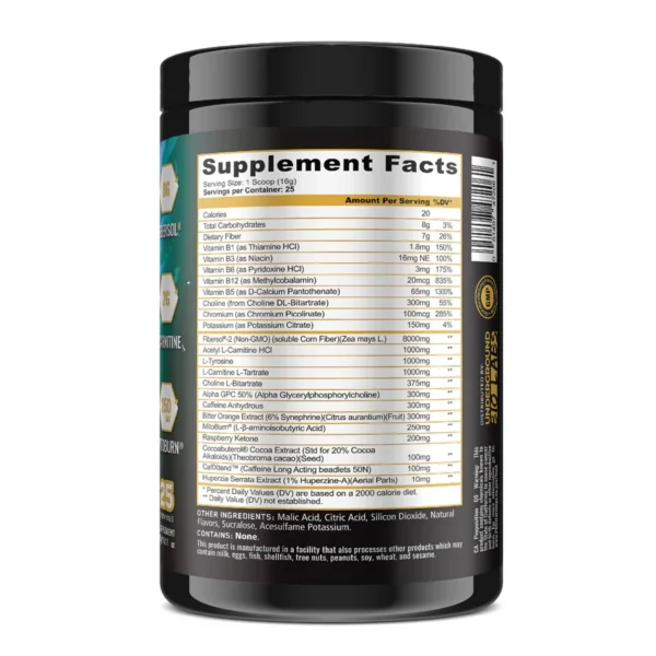 Panda Supplements Burn Max Thermogenic Powder - Fat Loss